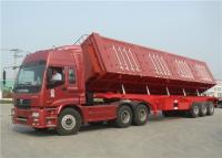 China 3 axle 40T 40 tons Side Tipper Trailer Hydraulic Cylinder Side Tipper Dump Semitrailer for sale