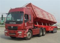 China 3 axle 40T 40 tons Side Tipper Trailer Hydraulic Cylinder Side Tipper Dump Semitrailer for sale