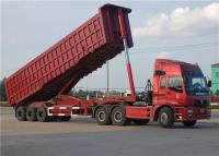 China Tri-Axle Dump Truck Trailer 40 Tons- 60 Tons 35M3 End Tipper Semi Trailer For Mineral for sale