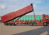 China Tri-Axle Dump Truck Trailer 40 Tons- 60 Tons 35M3 End Tipper Semi Trailer For Mineral for sale