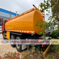 China Shacman 6x6 RHD 20CBM Fuel Bowser Refueling Truck with Two Compartments for sale