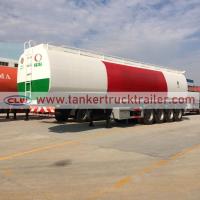 China 4 Axles 50,000L 50cbm Fuel Tank Semi Trailer for Africa for sale