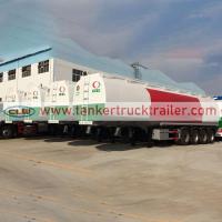 China 4 Axles 50,000L 50cbm Fuel Tank Semi Trailer for Africa for sale