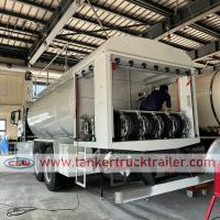 China Industrial Lubrication Vehicle Sinotruk HOWO 15000 Liters Lubrication Service Truck for sale