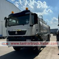 China Industrial Lubrication Vehicle Sinotruk HOWO 15000 Liters Lubrication Service Truck for sale