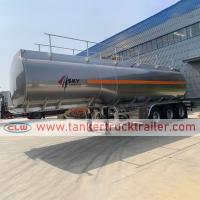 China 3 Axles 40,000L Multi-compartment Aluminum Alloy Fuel Tank Trailer for sale
