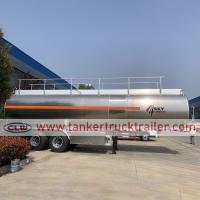 China 3 Axles 40,000L Multi-compartment Aluminum Alloy Fuel Tank Trailer for sale