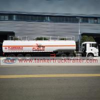 China 3 Axles 45,000L Diesel Transport Oil Tank Trailer for sale
