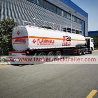 China 3 Axles 45,000L Diesel Transport Oil Tank Trailer for sale