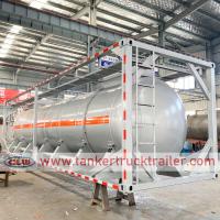 China Chemical Tank Factory 20FT 30FT 40FT Stainless Steel Chemical Tank Container for Petrochemical Industry for sale
