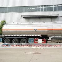 China 42000 Liters Aluminum Alloy Ammonia Water Chemical Tank Semi Trailer for sale