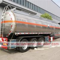 China 42000 Liters Aluminum Alloy Ammonia Water Chemical Tank Semi Trailer for sale