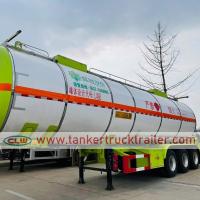 China 46000 Liters 3 Axles Acid Chemical Tank Semi Trailer for Sale for sale