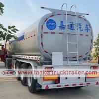 China 35000 Liters 3 Axles Dangerous Goods Chemical Tank Semi Trailer for Sale for sale