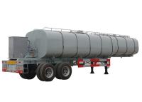 China 2 axle 25cbm - 38cbm Asphalt Storage Tank Bitumen Transport Semi Trailer Asphalt Tanker Trailer for sale