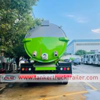 China 2 Axles 28tons 28m3 Sludge Vacuum Trailer for Wastewater Treatment for sale