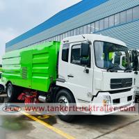 China Dongfeng 10000 Liters RHD 4x2 Road Sweeper Truck for Municipal Cleaning for sale
