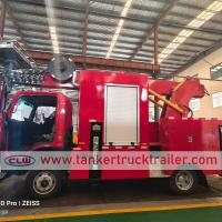 China ISUZU 4x2 Aerial Ladder Fire Truck for Urban Rescue for sale