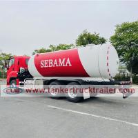 China ISUZU 6X4 10TON 20CBM LPG Bobtail Truck with LPG Dispenser for sale