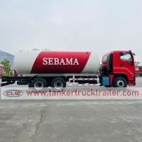 China ISUZU 6X4 10TON 20CBM LPG Bobtail Truck with LPG Dispenser for sale