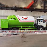 China 5M3 HOWO LPG Tanker Truck for LPG Transportation and Refueling for sale
