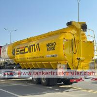 China 30tons 60000 Liters 2 Axles Feed Semi Trailer for Livestock Farms for sale