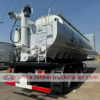 China 3 Axles 32tons 65000 Liters Feed Transport Trailer for Agriculture for sale