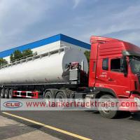China Factory Supply 30tons 30cbm 60000 Liters Bulk Feed Tanker Trailer for Poultry Farms for sale