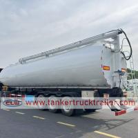 China Factory Supply 30tons 30cbm 60000 Liters Bulk Feed Tanker Trailer for Poultry Farms for sale