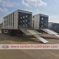 China Dongfeng 5 meters Stainless Steel 4x2 Livestock Transport Truck for Farms for sale