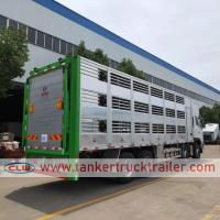 China Dongfeng 9.6 Meters Aluminum Alloy 8x4 Animal Transport Truck For Agriculture for sale