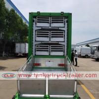 China Dongfeng 9.6 Meters Aluminum Alloy 8x4 Animal Transport Truck For Agriculture for sale