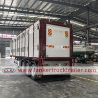 China Livestock Transport Semi Trailer Manufacturer 12 meters Aluminum Alloy Animal Transport Semi Trailer for sale