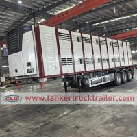 China Livestock Transport Semi Trailer Manufacturer 12 meters Aluminum Alloy Animal Transport Semi Trailer for sale