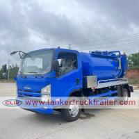 China ISUZU 4X2 5000L Sewer Cleaning Vacuum Truck for Municipal Drainage for sale