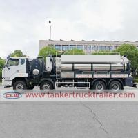 China HOWO 8X4 25,000L Vacuum Suction Tank Truck for Sewage Cleaning for sale