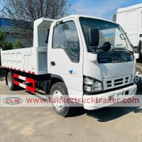 China ISUZU 3 tons 5 tons Mini Multi-purpose Tipper Truck for Small-scale Construction for sale