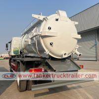 China HOWO 4x4 12M3 Vacuum Tank Truck for Harsh Working Environments for sale