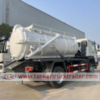 China HOWO 4x4 12M3 Vacuum Tank Truck for Harsh Working Environments for sale