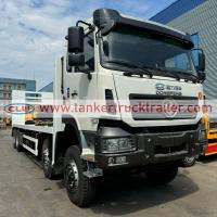 China Dongfeng 25 Tons 6x4 Flatbed Carrier for Mining Equipment for sale