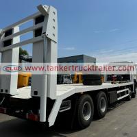 China Dongfeng 25 Tons 6x4 Flatbed Carrier for Mining Equipment for sale