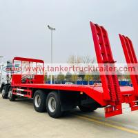 China Sinotruk HOWO 25 Tons 6x4 Flatbed Cargo Truck for Industrial Equipment for sale