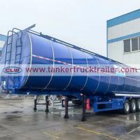 China 3 Axles RIELLO 35000 Liters Bitumen Tanker Trailer for Road Construction for sale