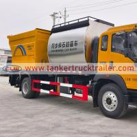 China Sinotruk HOWO 14000 Liters Synchronous Chip Sealer Truck for Highway Maintenance for sale