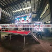 China ISUZU 4X2 P4 Mobile LED Advertising Truck for Outdoor Activities for sale