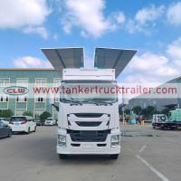 China ISUZU 9.6 Meters 6x4 Wing Van Truck for Logistics for sale