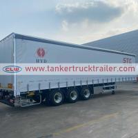 China 13 Meters Curtainside Semi Trailer for Warehouse Distribution for sale