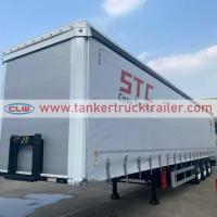 China 13 Meters Curtainside Semi Trailer for Warehouse Distribution for sale