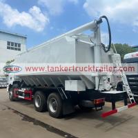 China Shacman 6X4 15ton Bulk Feed Delivery Vehicle for Poultry and Livestock Farms for sale