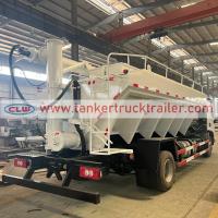 China Foton 4x2 12CBM Hydraulic Bulk Feed Truck for Feed Mill for sale